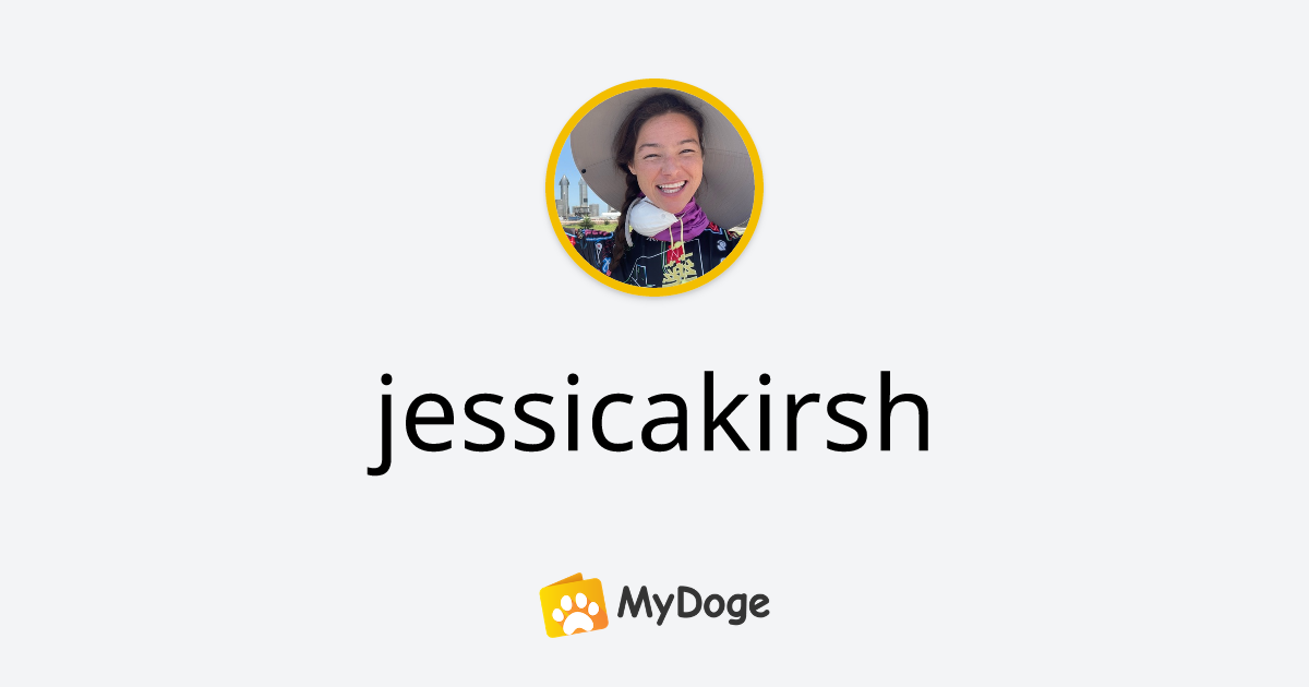 jessicakirsh is on MyDoge!