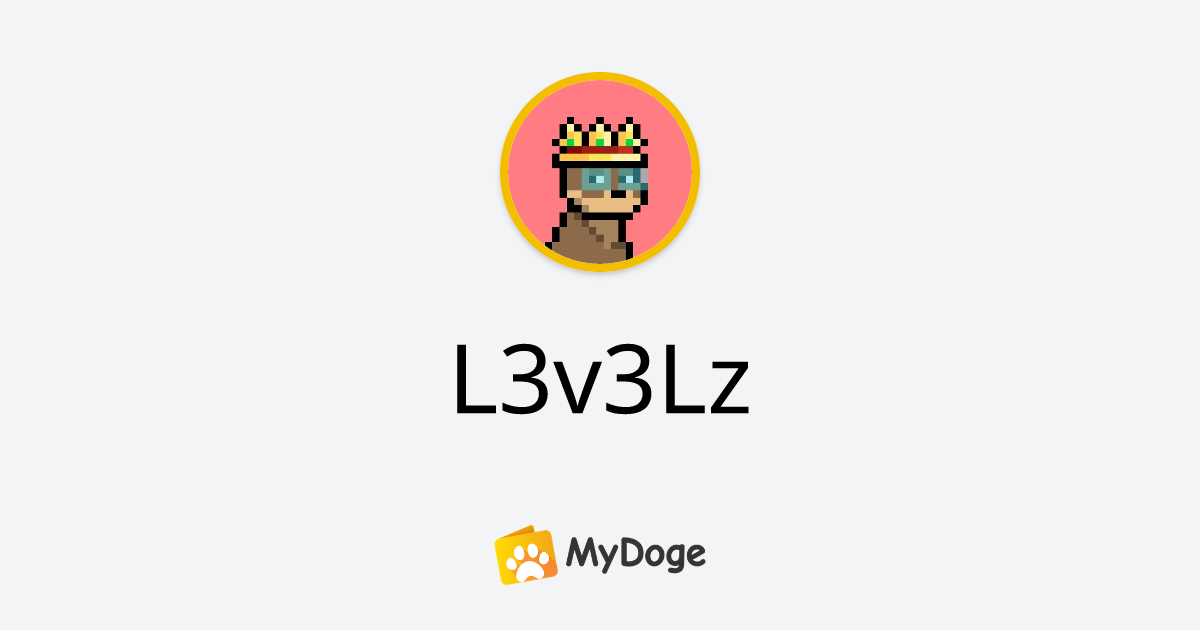 L3v3Lz is on MyDoge!