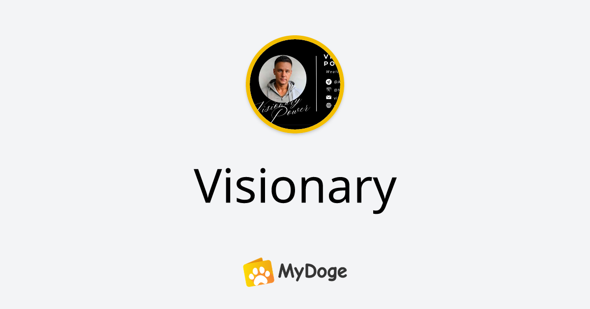 Visionary is on MyDoge!