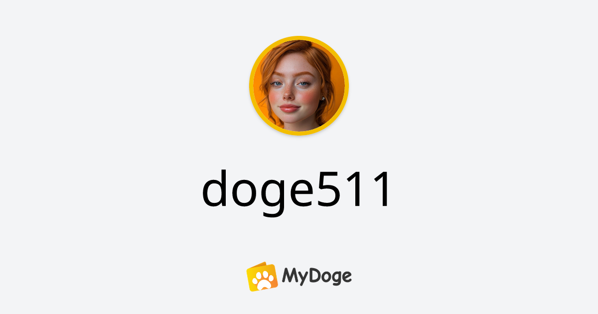 doge511 is on MyDoge!