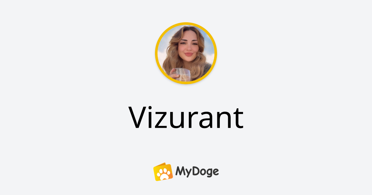 Vizurant is on MyDoge!
